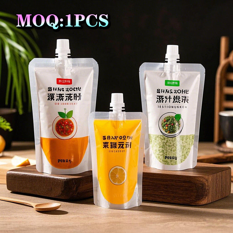 Eco-Friendly Mylar Spout Pouch for Food & Beverage Packaging