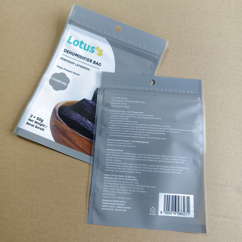 HD Rotogravure Printed Three Sided Sealing Bags For Dehumidification ...