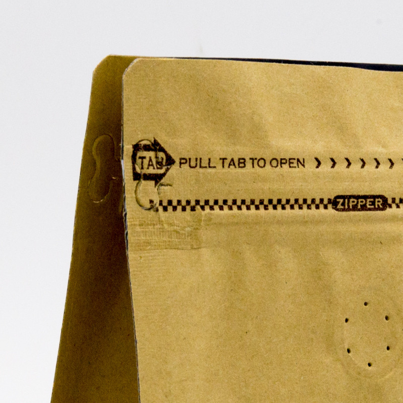 One-Way Exhaust Valve Coffee Packaging Bags Design Eight-Side Sealing ...