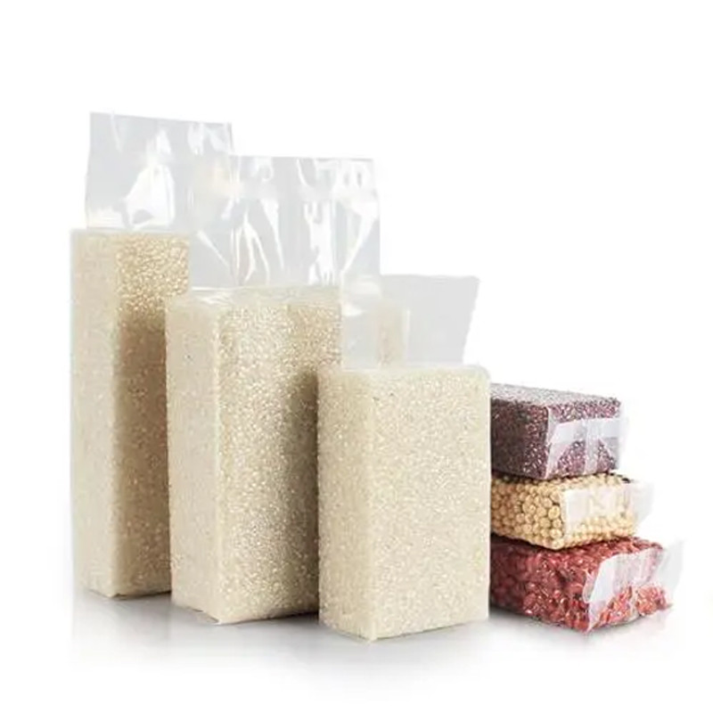 Custom Vacuum Rice Brick Bags - Nylon Plastic Packaging