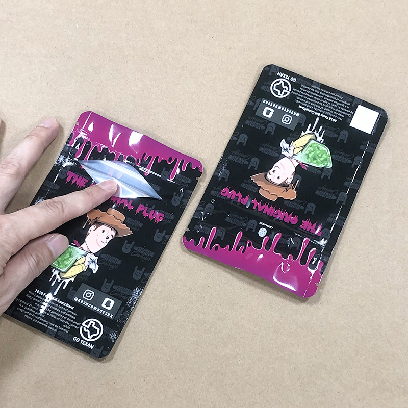 ASTM D3475 Child Resistant Smell Proof Gusset Bags